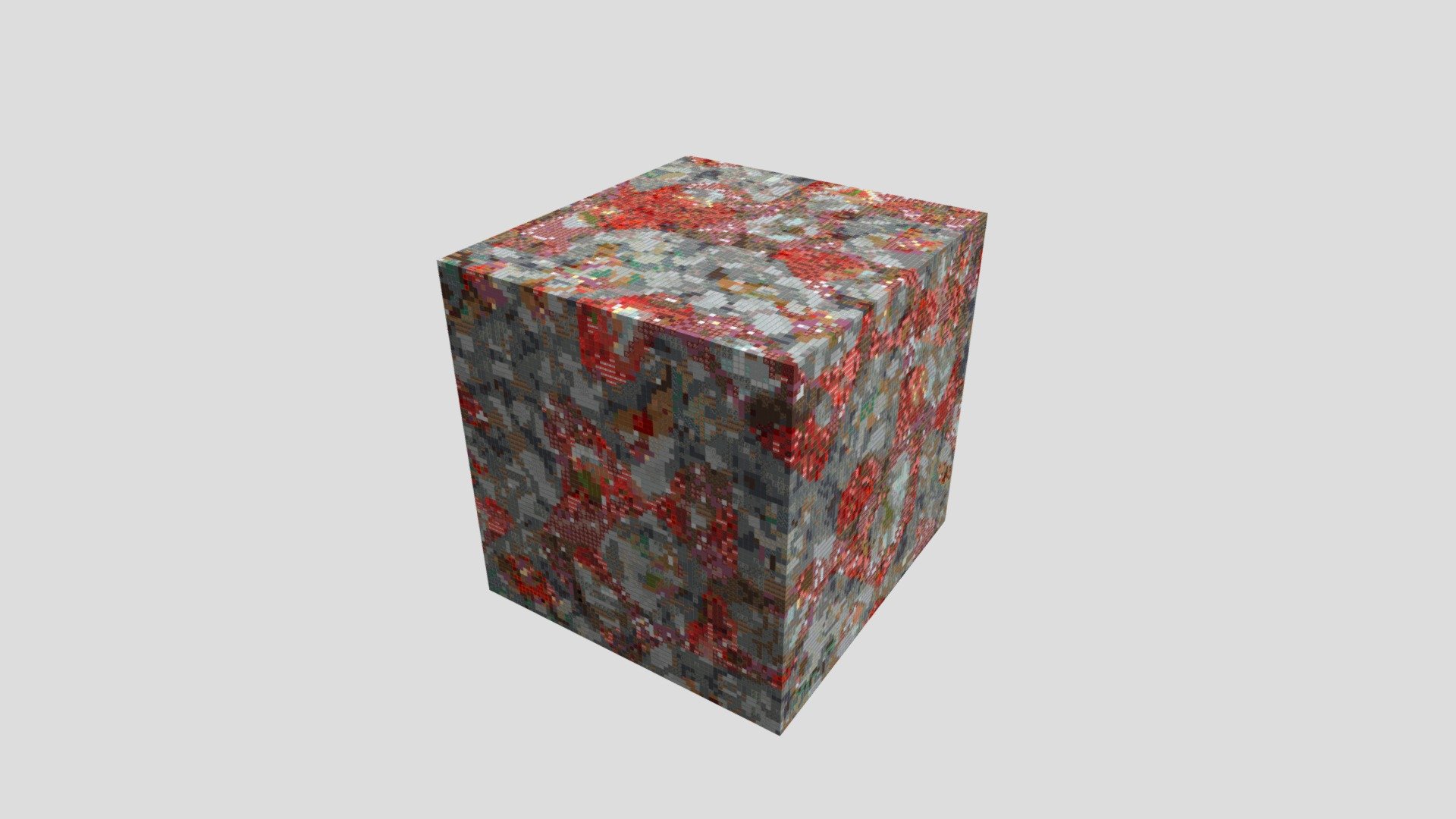 Red Cube - Abstract by Shax - 3D model by Shax (@zShax_) [c6b91f3 ...