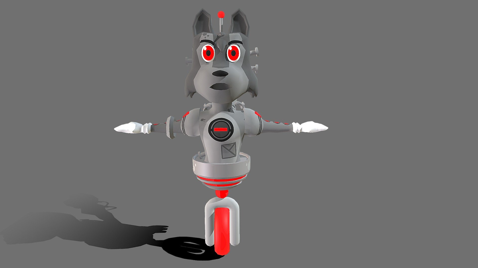 Robo-Wolf (Evil Wheel) - The Investigator - 3D model by ChristheLancer ...