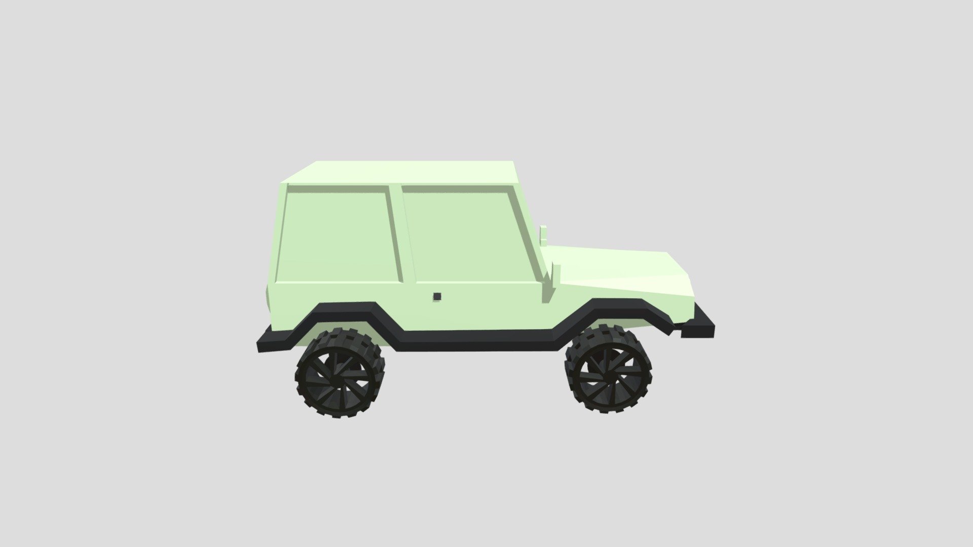 Low Poly Jeep - 3D model by SZH (@zainhameed) [c6bb116] - Sketchfab