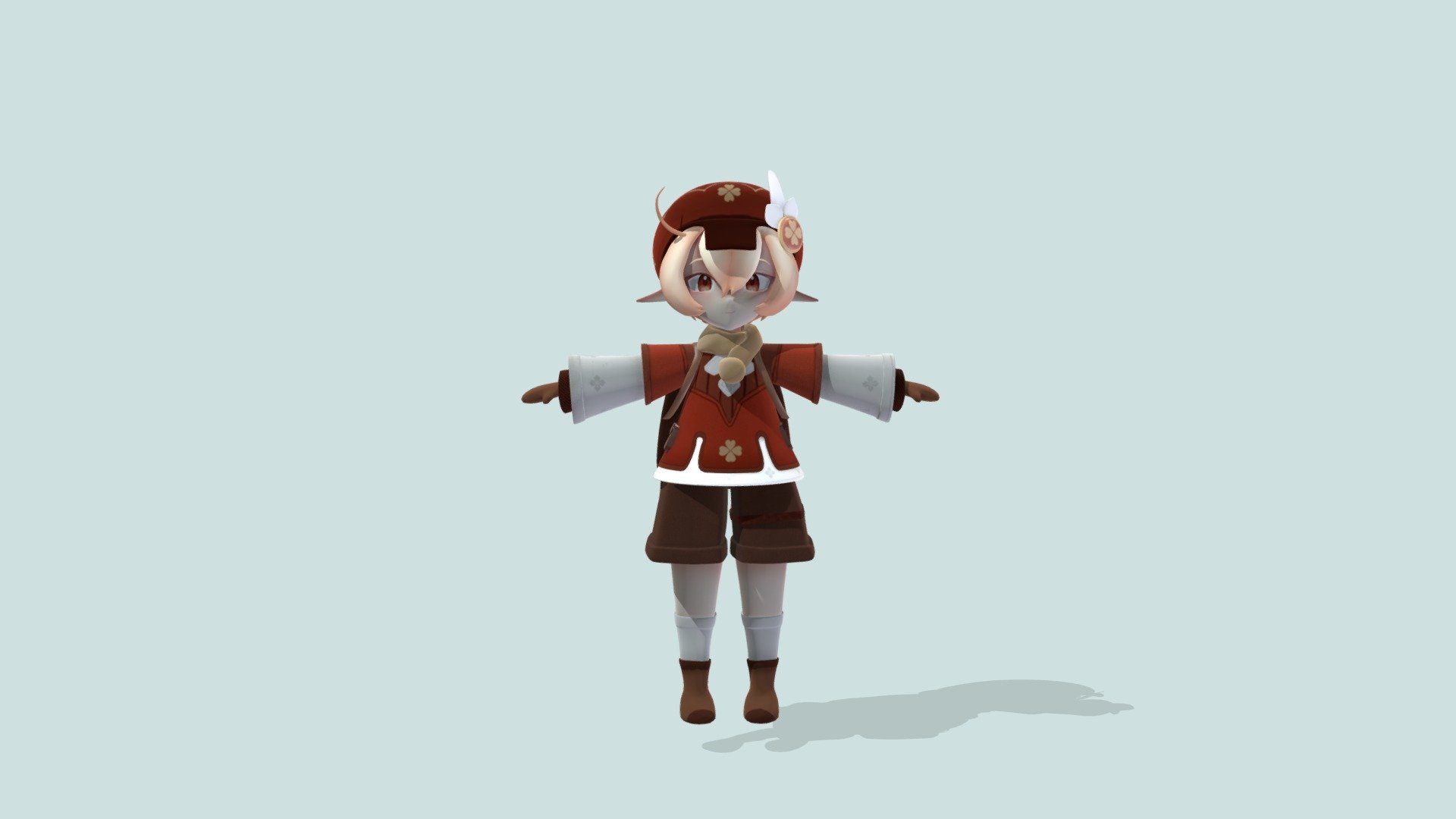 Klee Genderbend - 3D Model - Download Free 3D model by Hana._ [c6bd7a1 ...