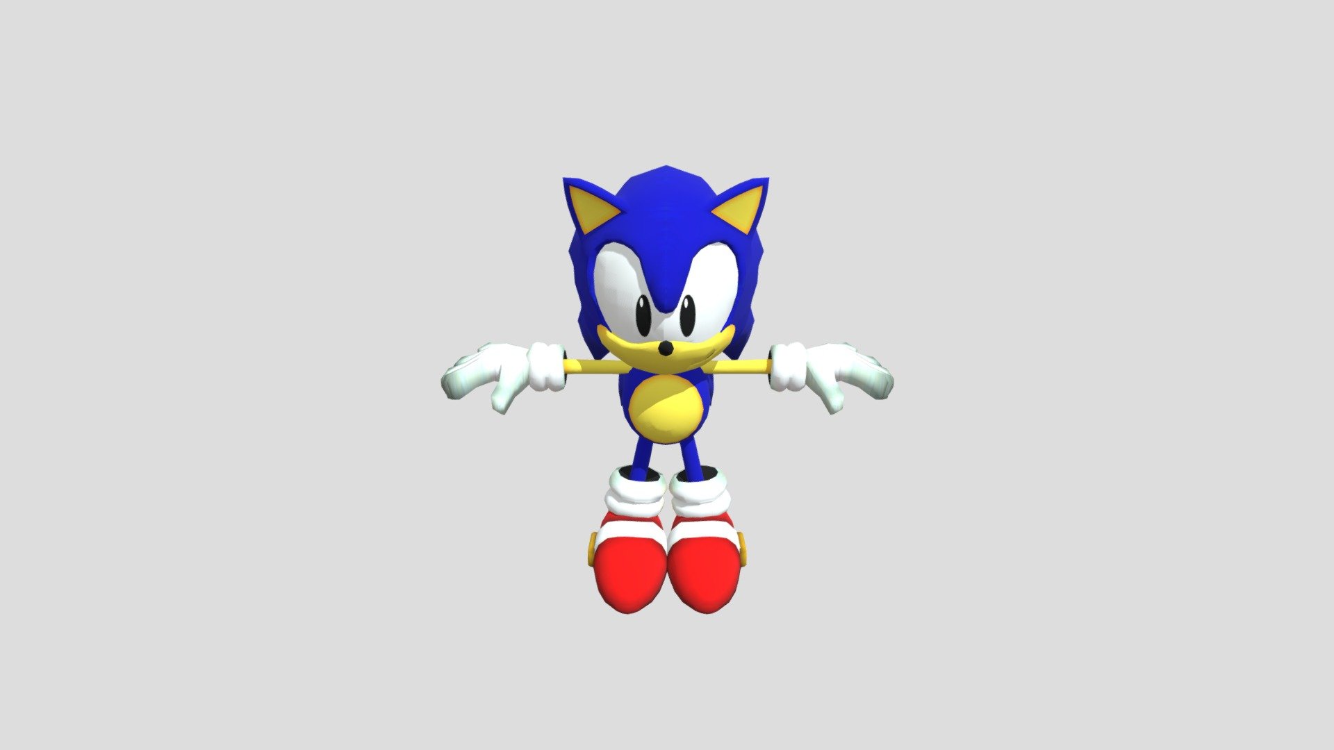 classic sonic - 3D model by skibidy-sigma [c6bd985] - Sketchfab