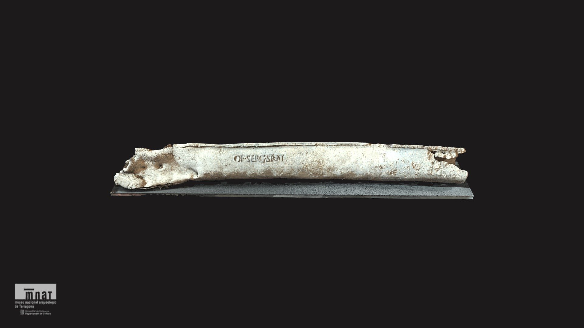 Canonada de plom - MNAT TV93-145 - Download Free 3D model by Museu Nacional Arqueològic de ...
