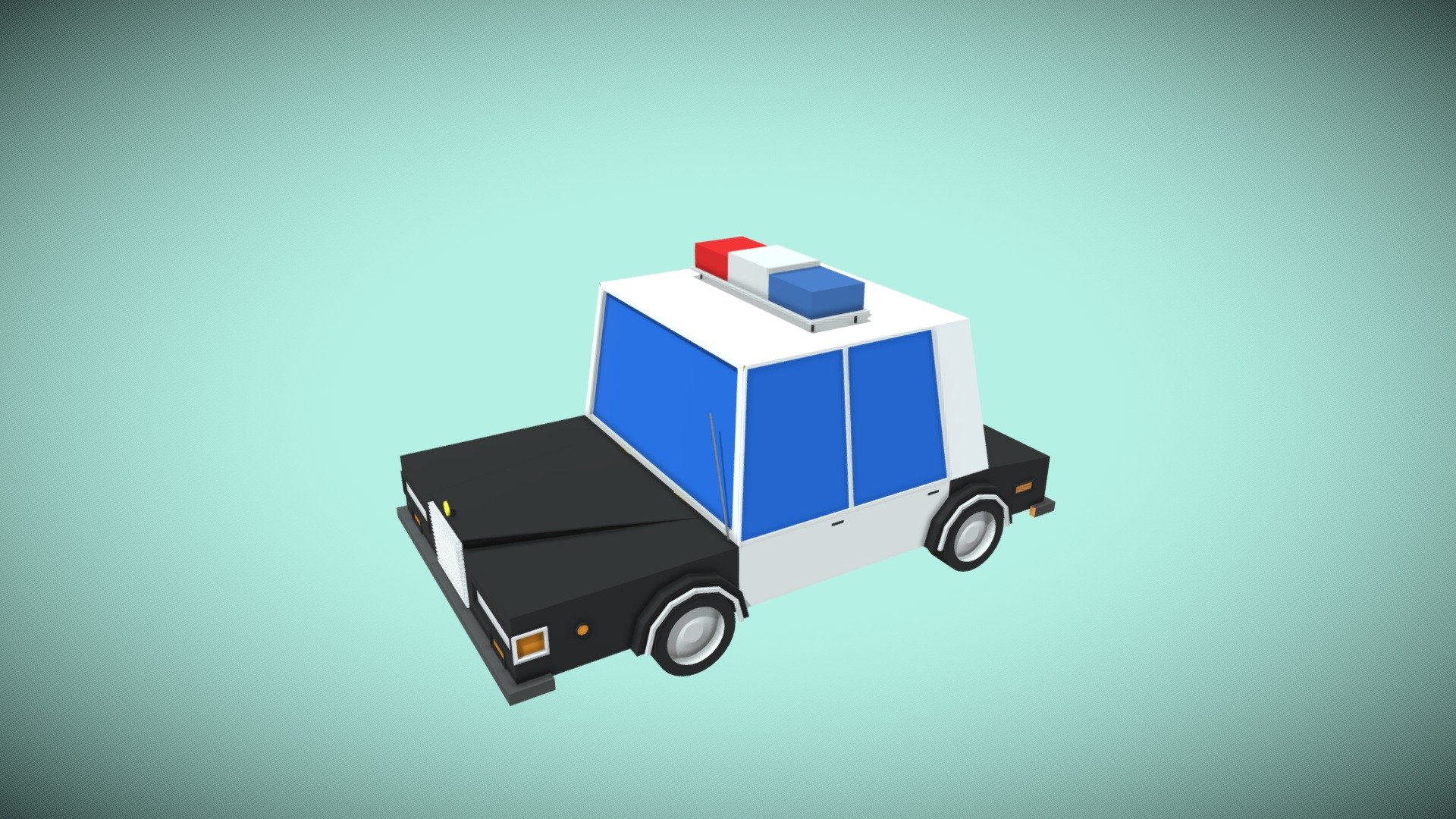 Police car - Download Free 3D model by Federico.Terzi [c6bdf91] - Sketchfab