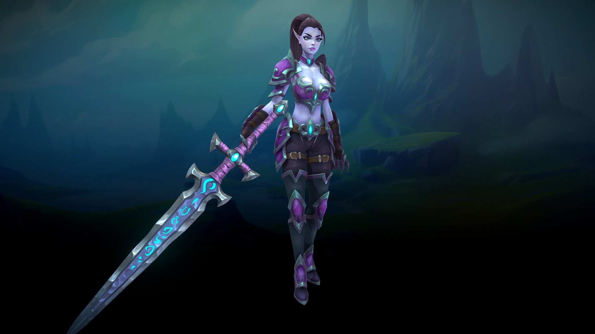 Stylized Elf Warrior - 3D model by N-hance Studio (@Malice6731 ...
