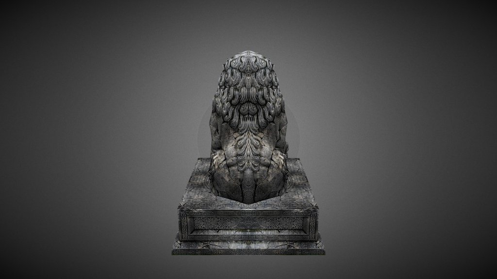 Lion Statue - 3D model by ChivalryYok [c6bf88a] - Sketchfab