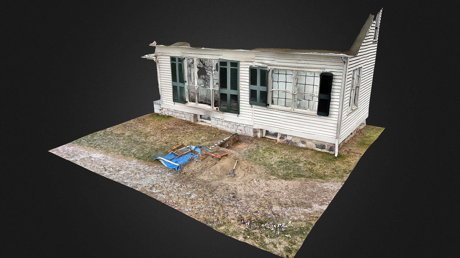 John R Park Homestead Stage 2 and 3 Trench 2 - Download Free 3D model ...