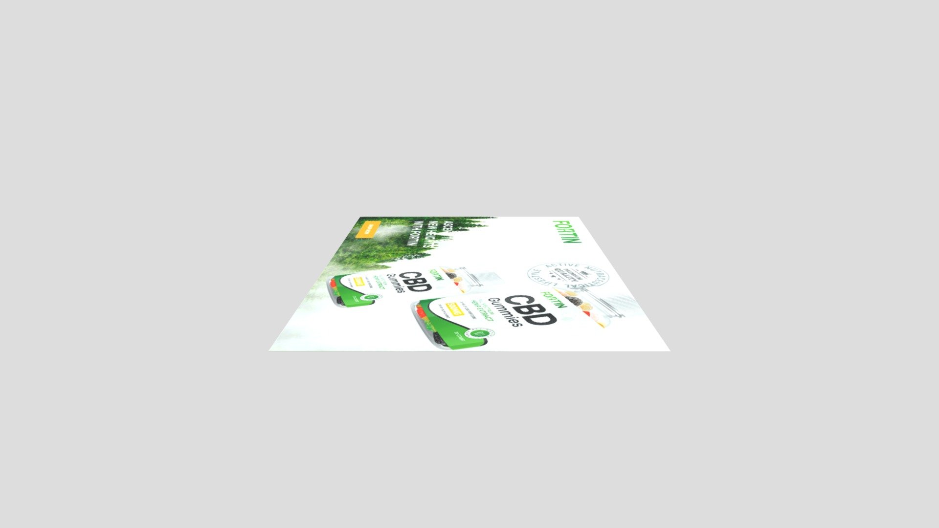 Fortin CBD Gummies - 3D model by Fortin CBD Gummies ...