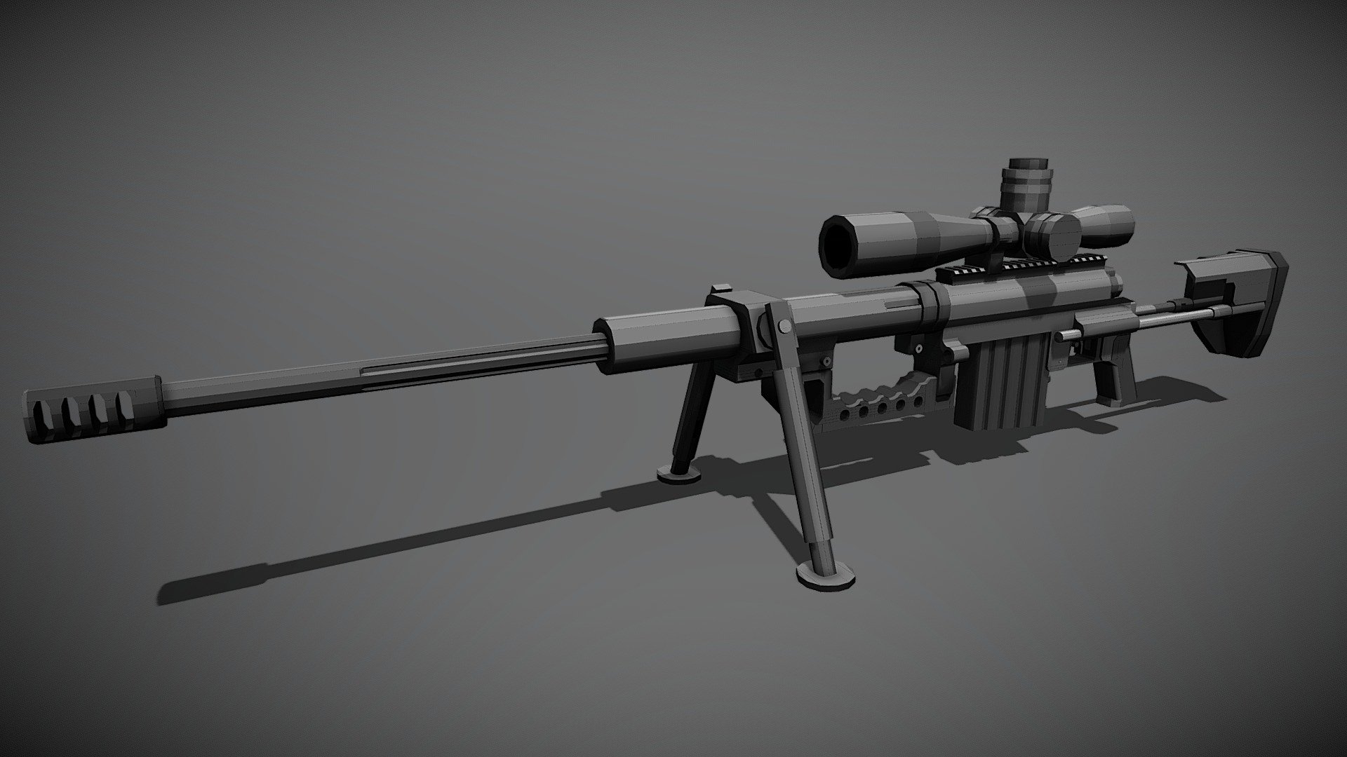 Low-poly M200 Intervention - 3D model by soret15 [c6c2c33] - Sketchfab