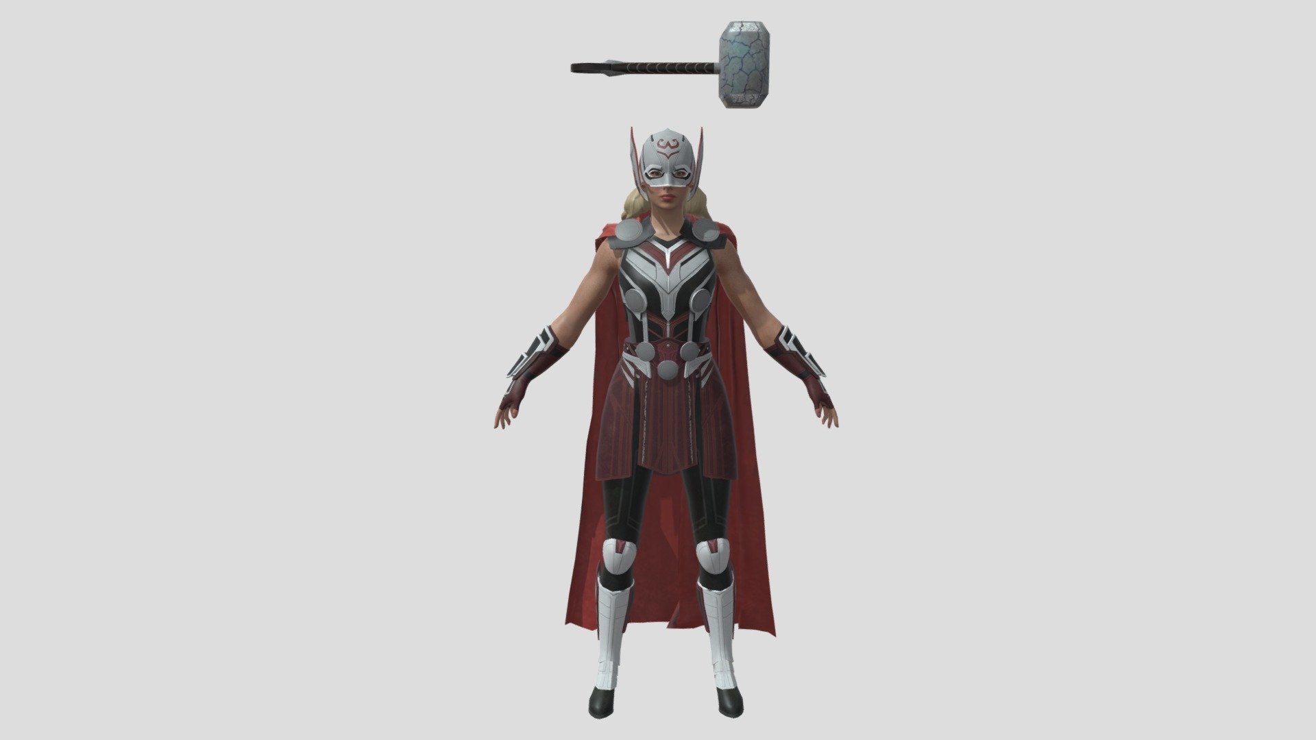 Jane Foster(Textured)(Rigged) - Download Free 3D model by 3D MODELS ...