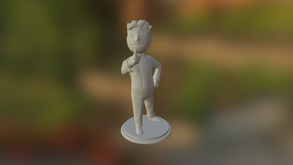 Vault Boy - 3D model by FacFox (@michaeledi) [c6c34e0] - Sketchfab