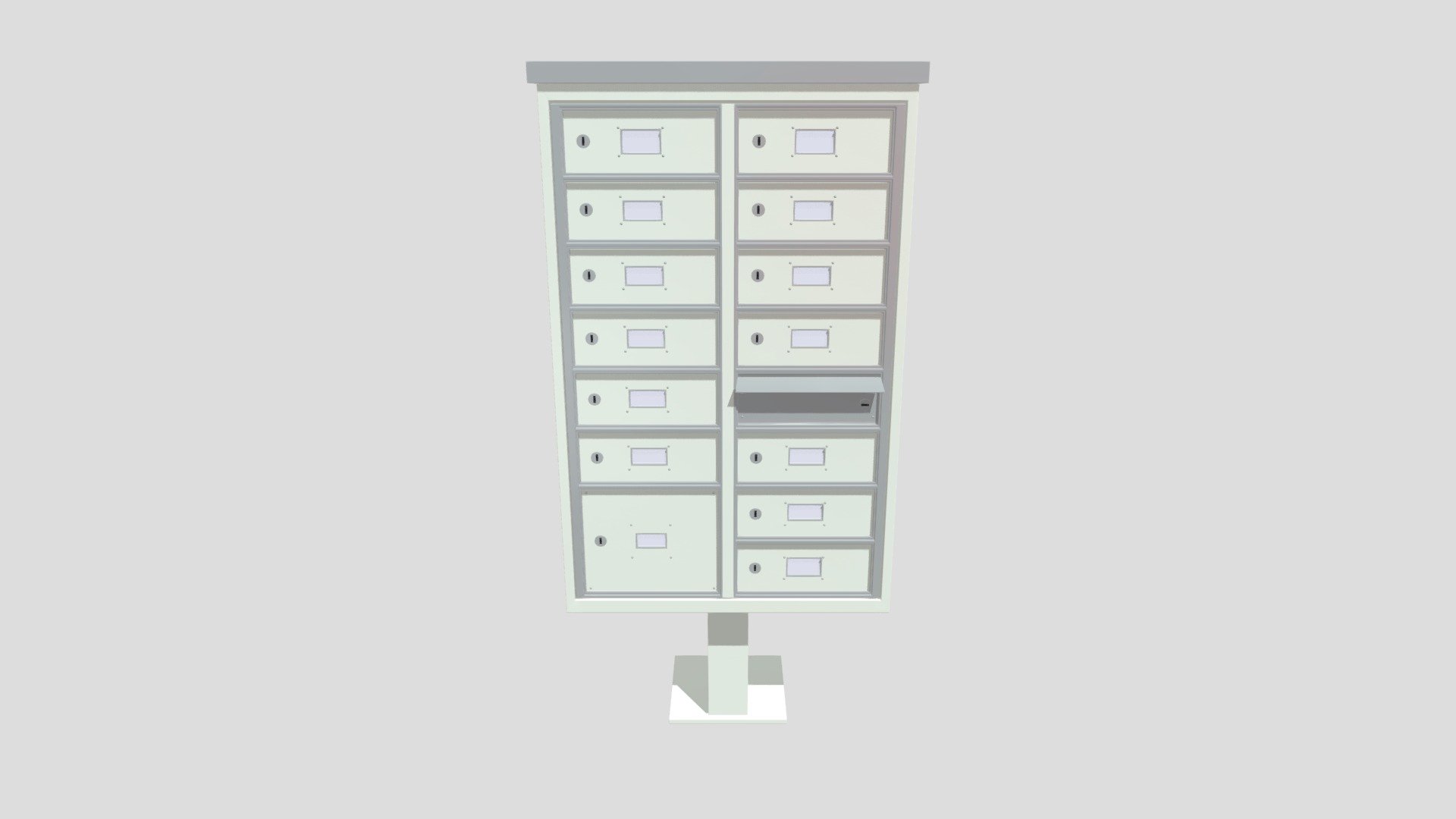 community_mailbox - 3D model by rflyle31 [c6c4dae] - Sketchfab