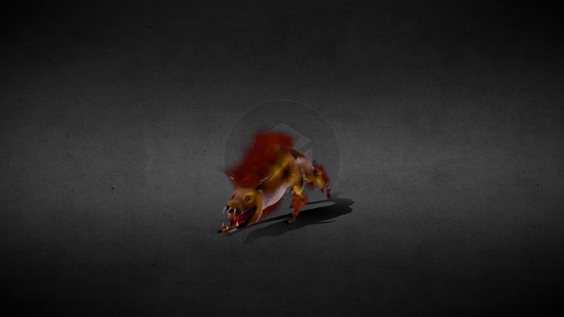 Alien Wolf - 3D model by MAXDESIGN-3D (@MAXDESIGN) [c6c6156] - Sketchfab