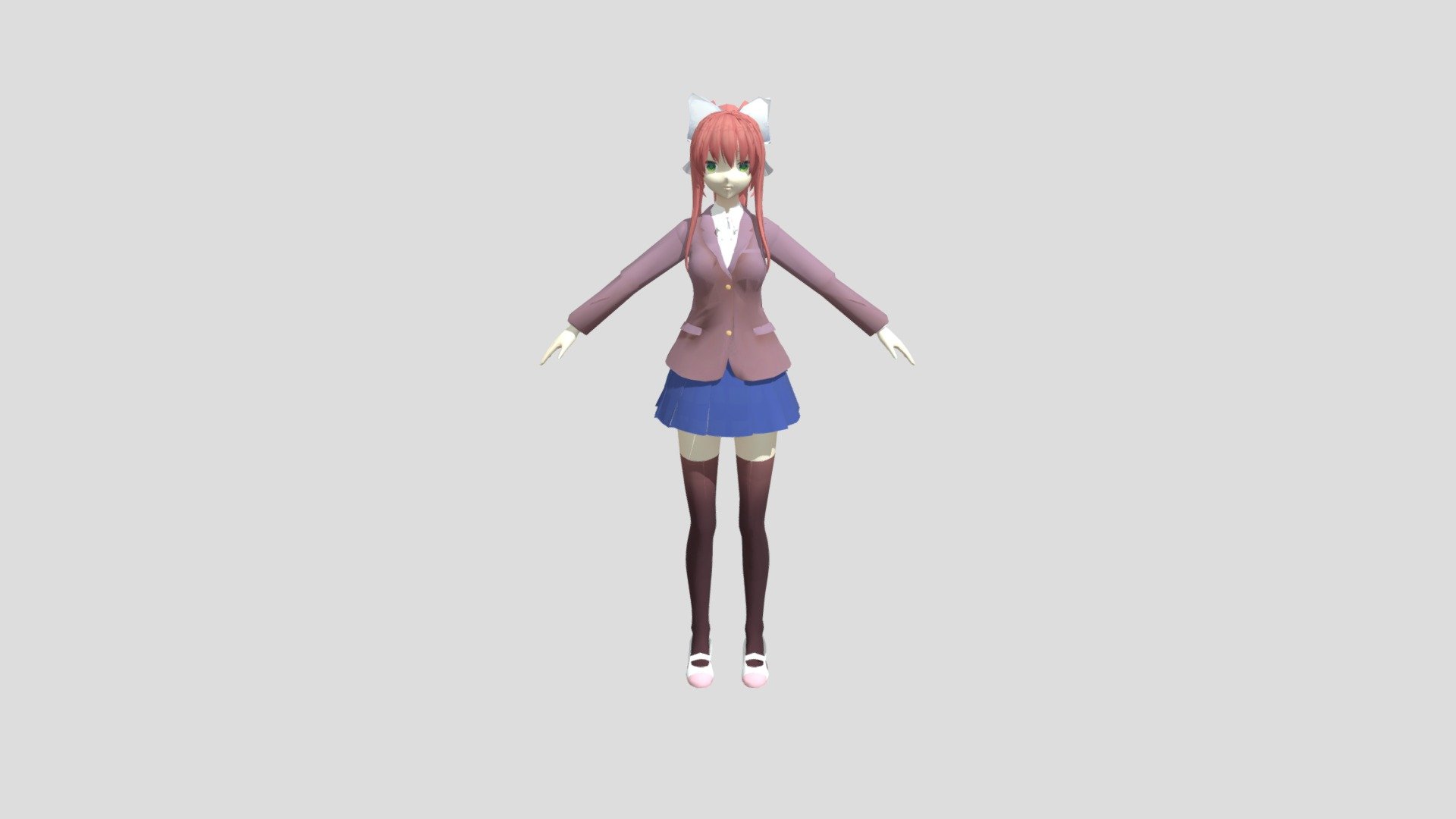 Monika - Download Free 3D model by RandomUser6234 [c6c68d5] - Sketchfab