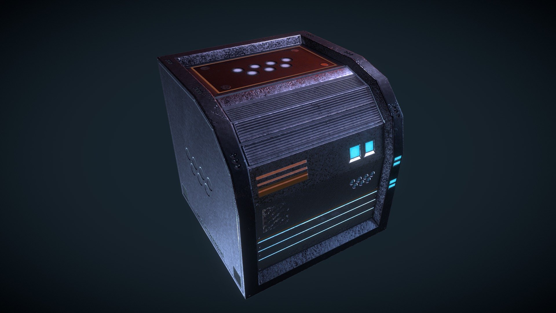 Fantasy Futuristic Crate 1 JFG - Roblox ShowProp - Download Free 3D ...