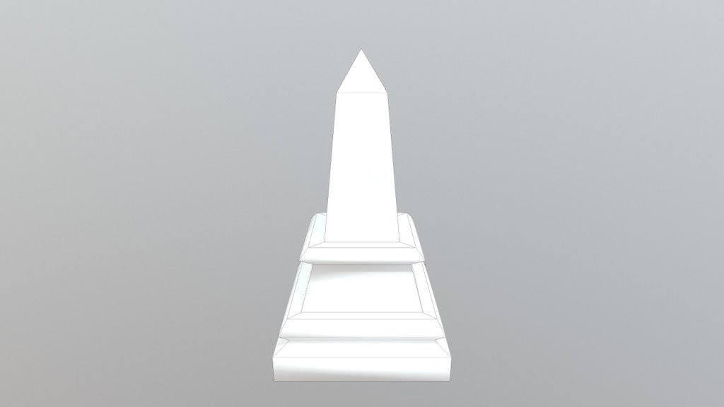 Obelisk - 3D model by Chhoeunc [c6c727f] - Sketchfab