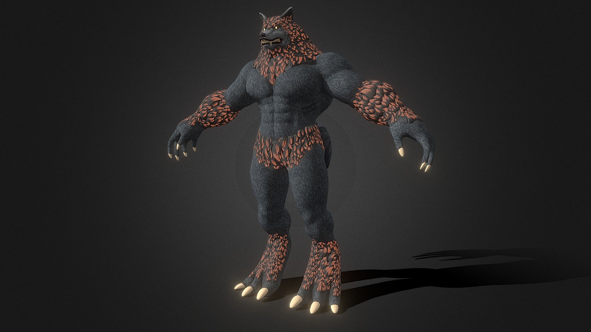 Monster Werewolf - 3D model by not_LH [c6c749e] - Sketchfab