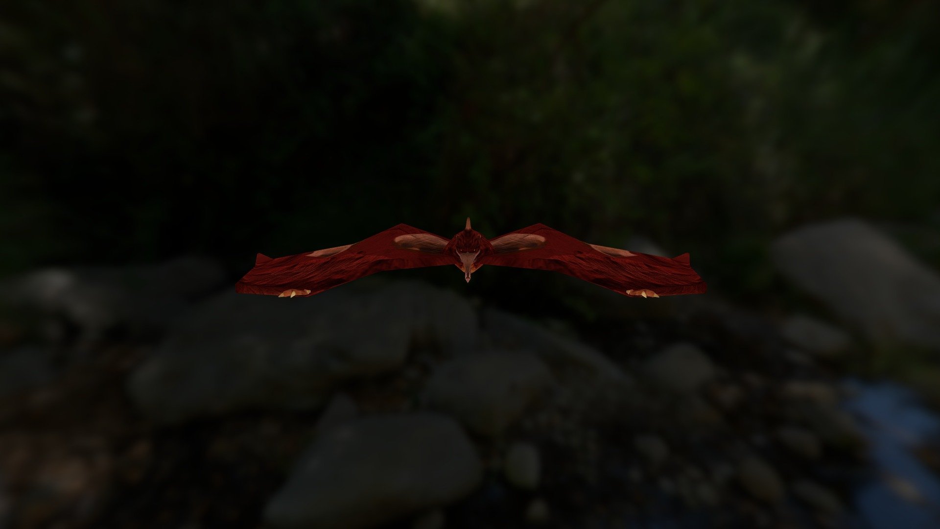 Rodan - Lowpoly - 3D model by wulfy [c6c8be8] - Sketchfab