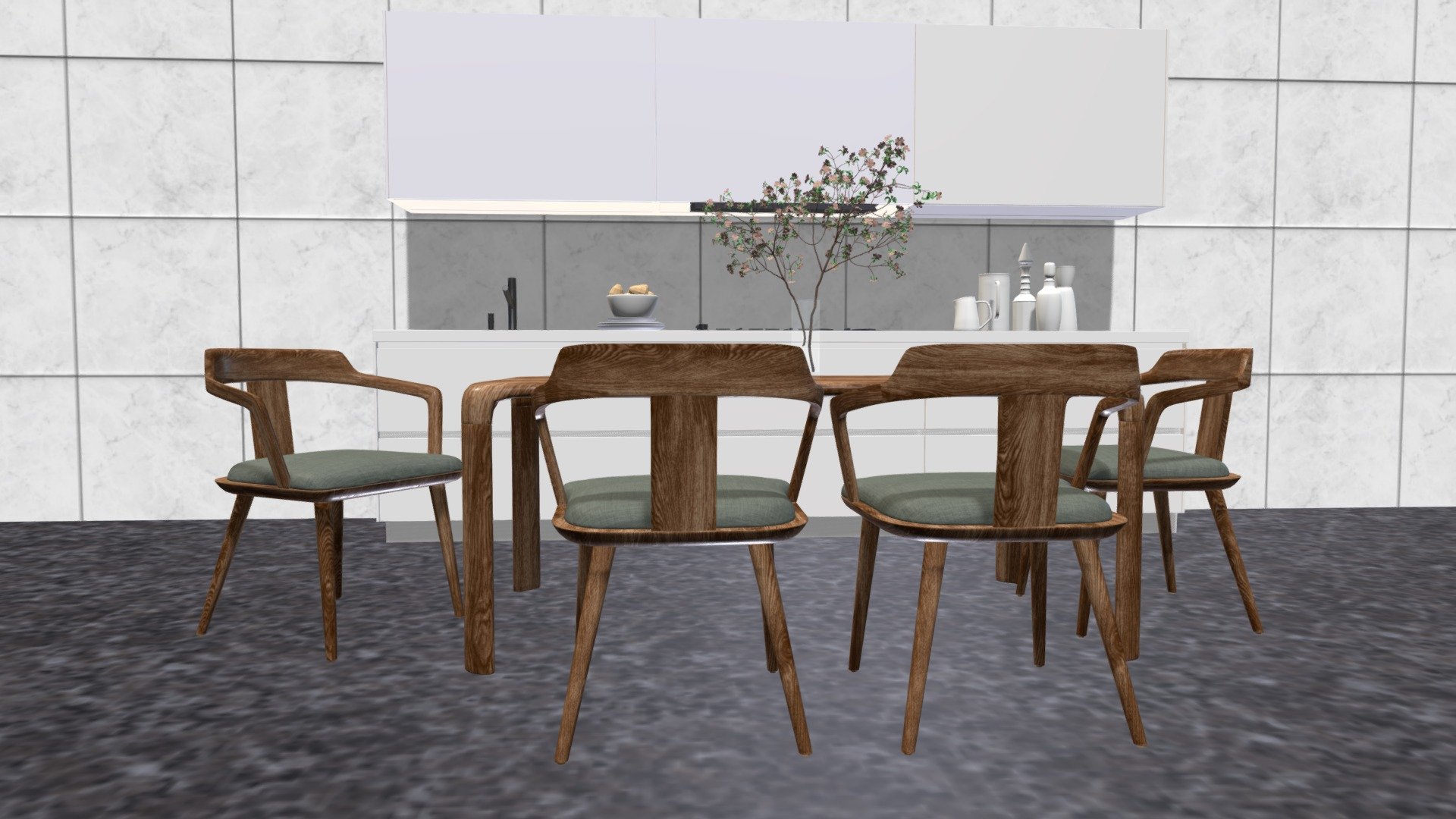 Dining Texture - 3D model by AnchalLMisra [c6c8c49] - Sketchfab