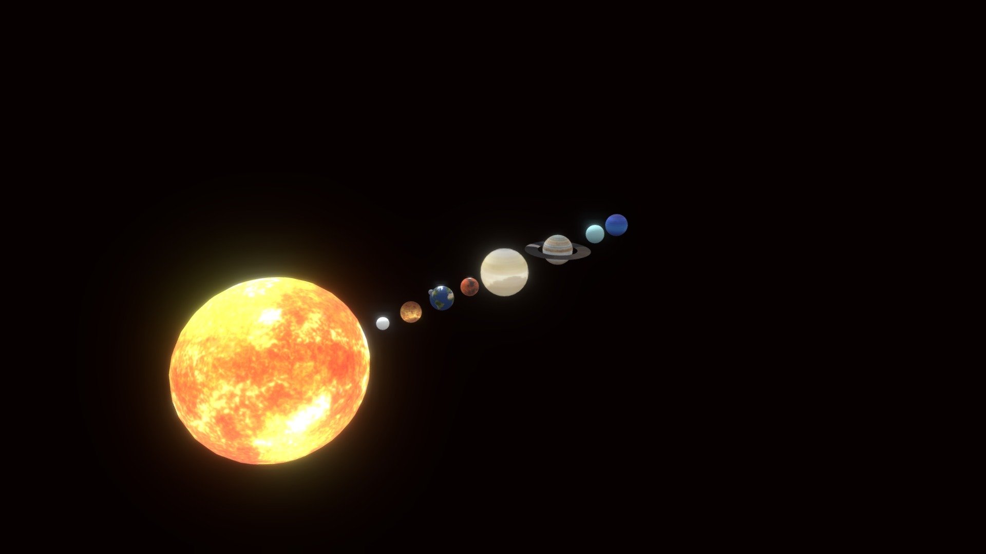 Solar System - Download Free 3D model by angeloweb [c6c953b] - Sketchfab