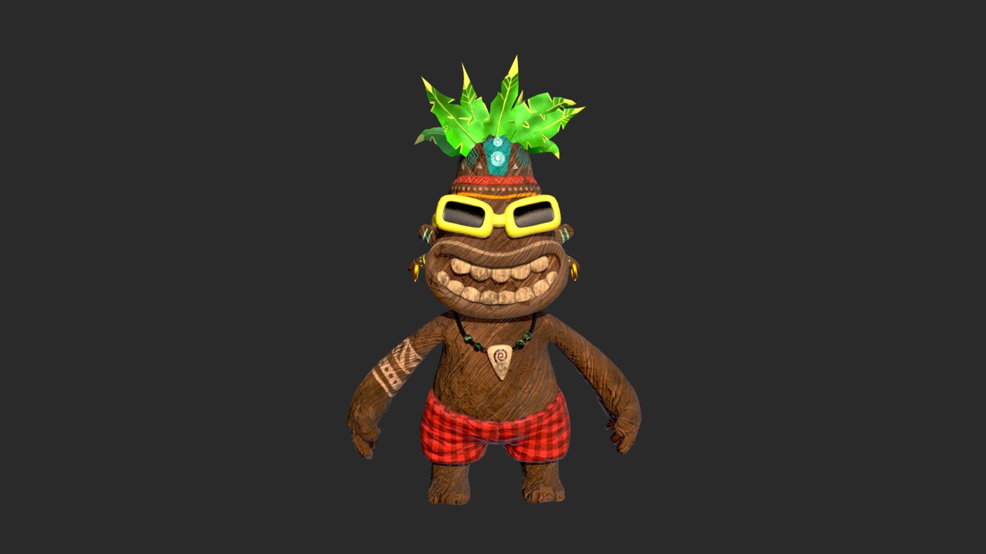 Singing Boy - Tiki - 3D model by chathurya_francisco (@chathurya.rox ...