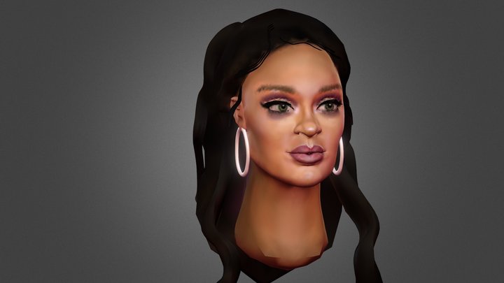 Rihanna 3D models - Sketchfab