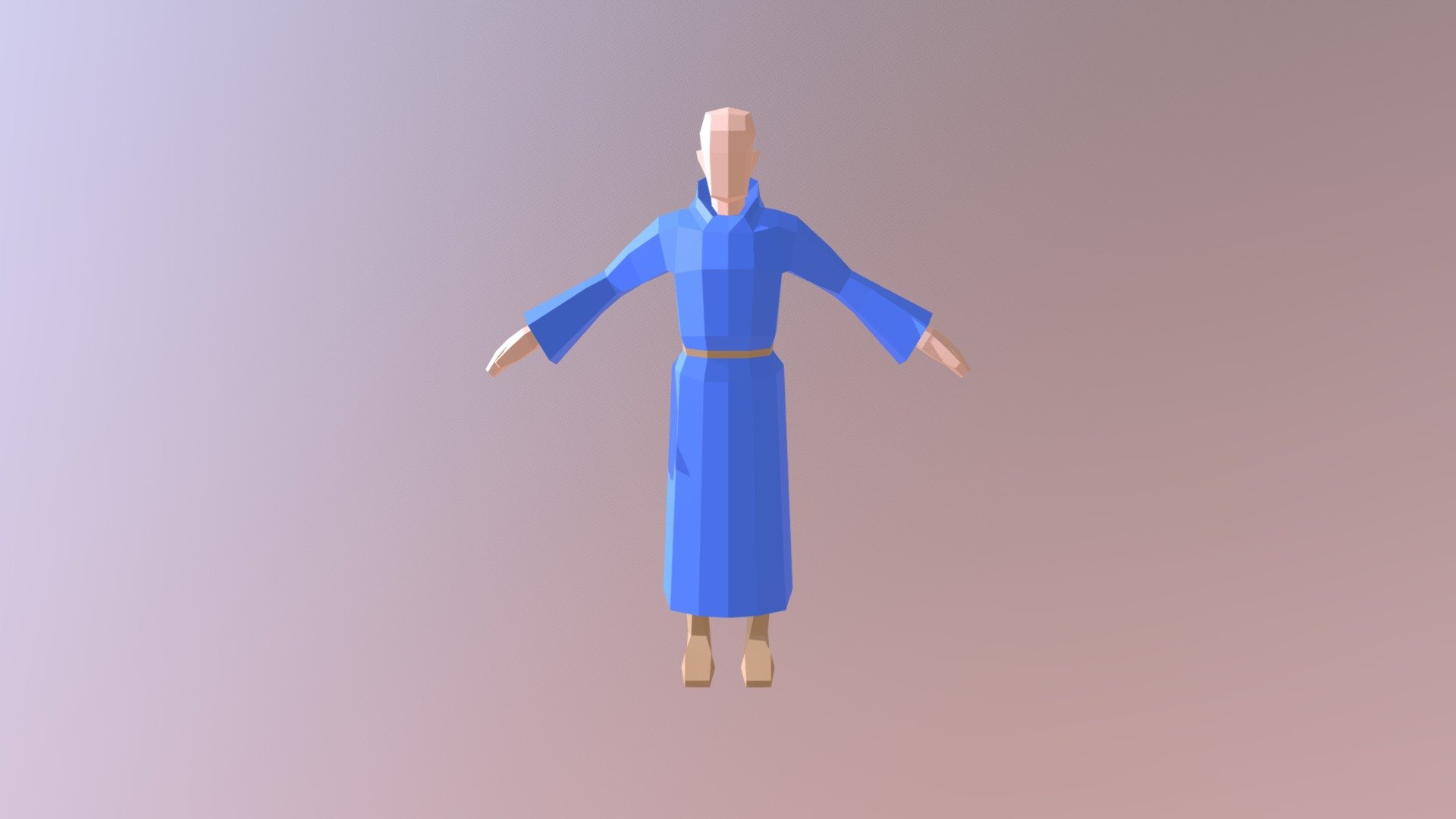 Male Priest 2 - 3D model by Pakku (@paku) [c6cc525] - Sketchfab