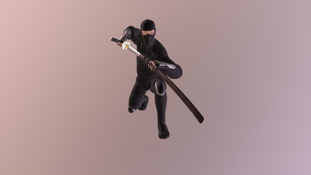Ninja - 3D model by Gabriel Torres (@gabrieltorres) [c6ce620] - Sketchfab
