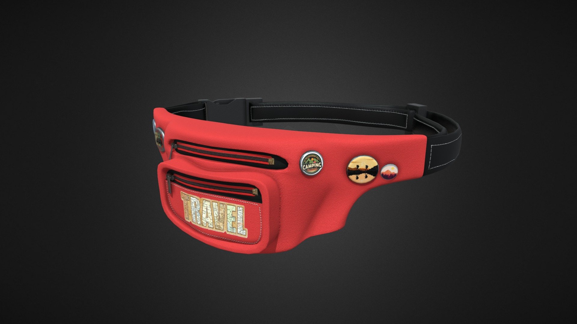 Fanny Pack - 3D model by Sanket Suman (@sumansanket324) [c6cf2f2 ...