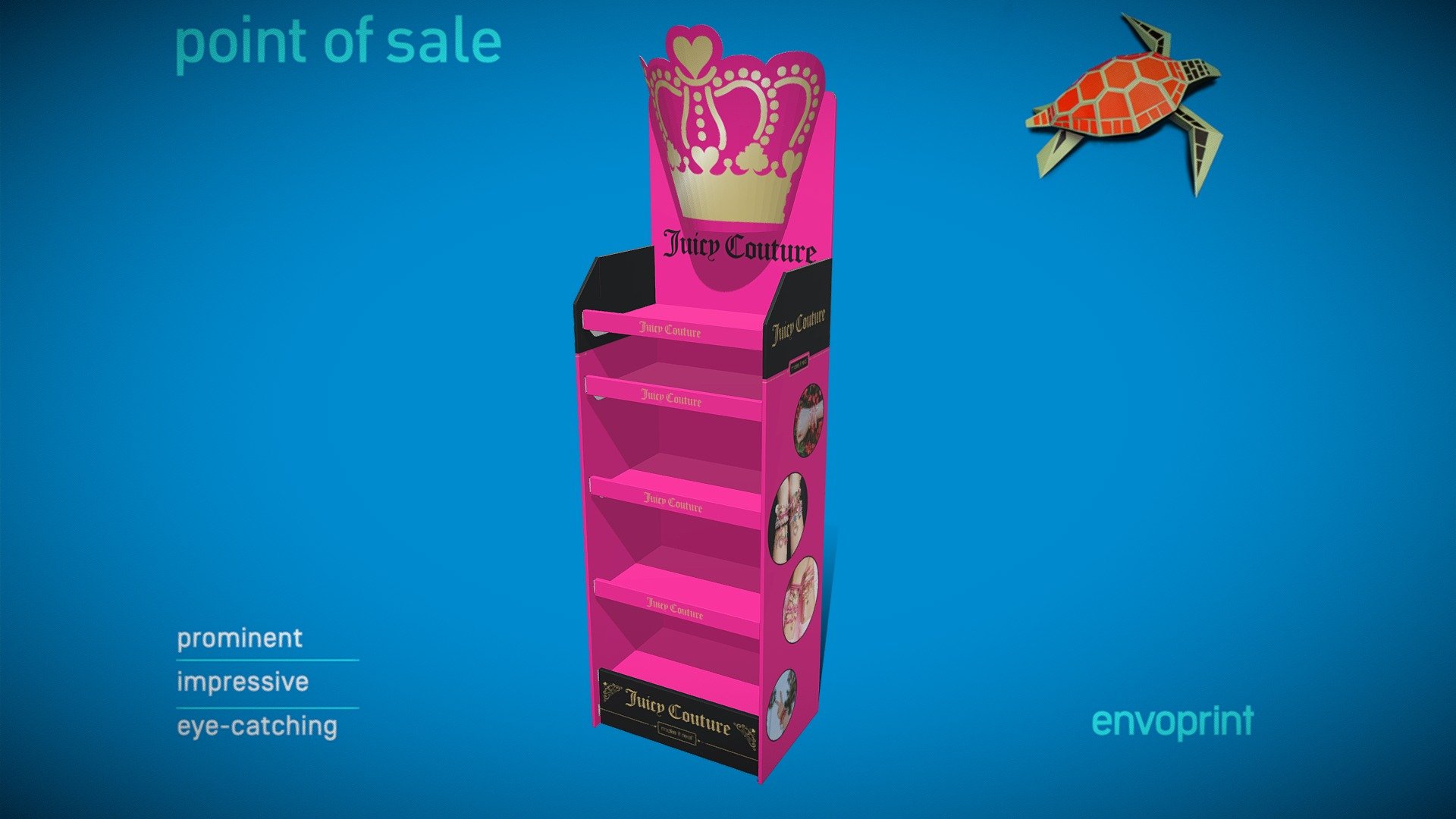 JuicyCouture FSDU Curved Crown Design - 3D model by envoprint ...