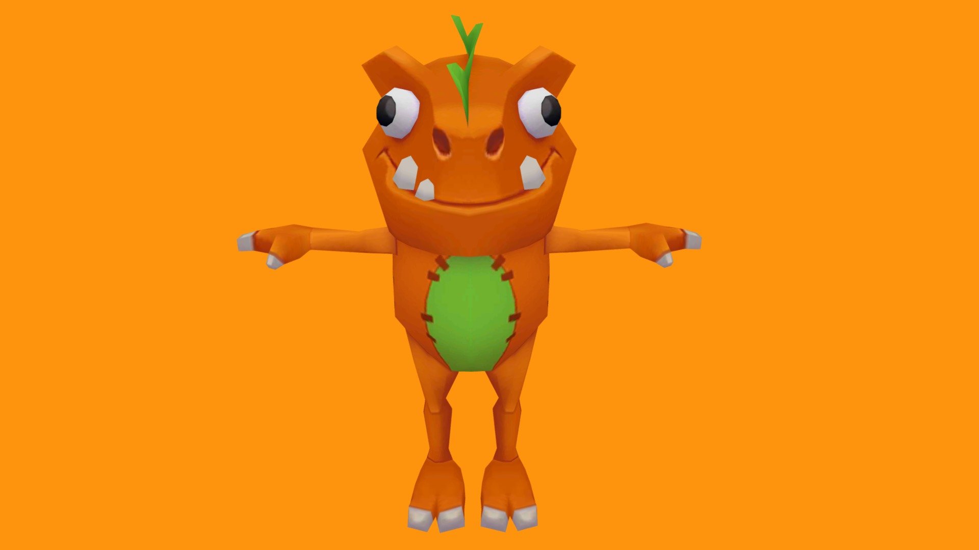 Mobile - Subway Surfers - Dinorange - Download Free 3D model by monica ...