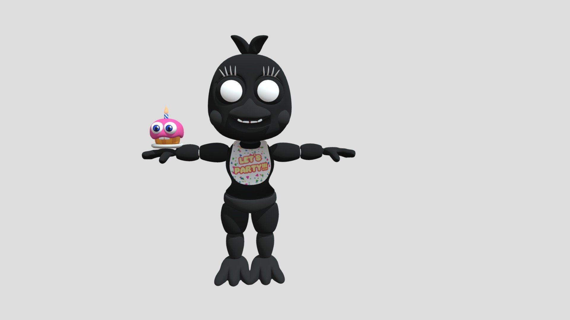 Shadow Toy Chica - Download Free 3D model by FreddyFazbear2026 ...