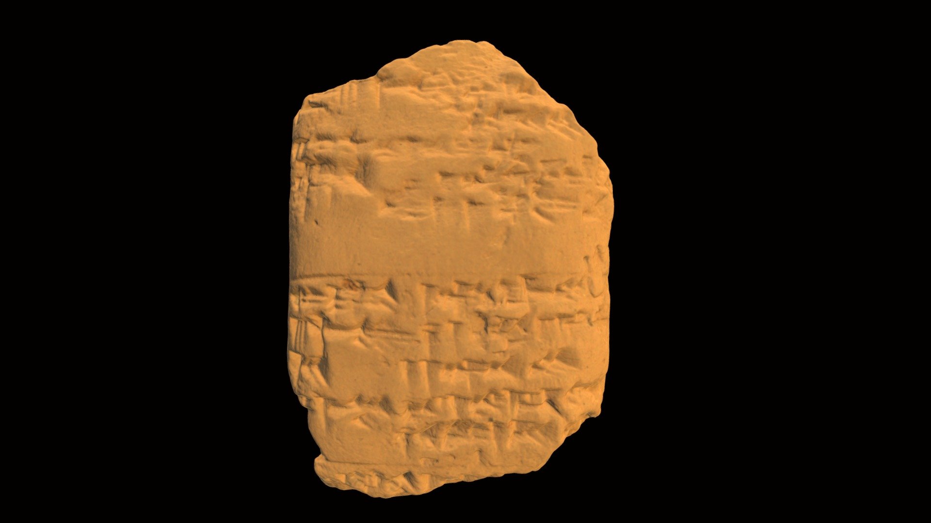 Cuneiform Tablet HMANE1891.11.34 - 3D model by Harvard Museum of the ...