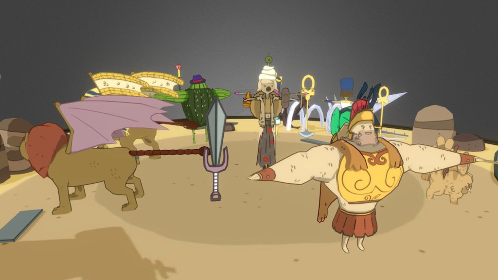 Card Wars Kingdom: Sand creatures - 3D model by Alex Borjas ...