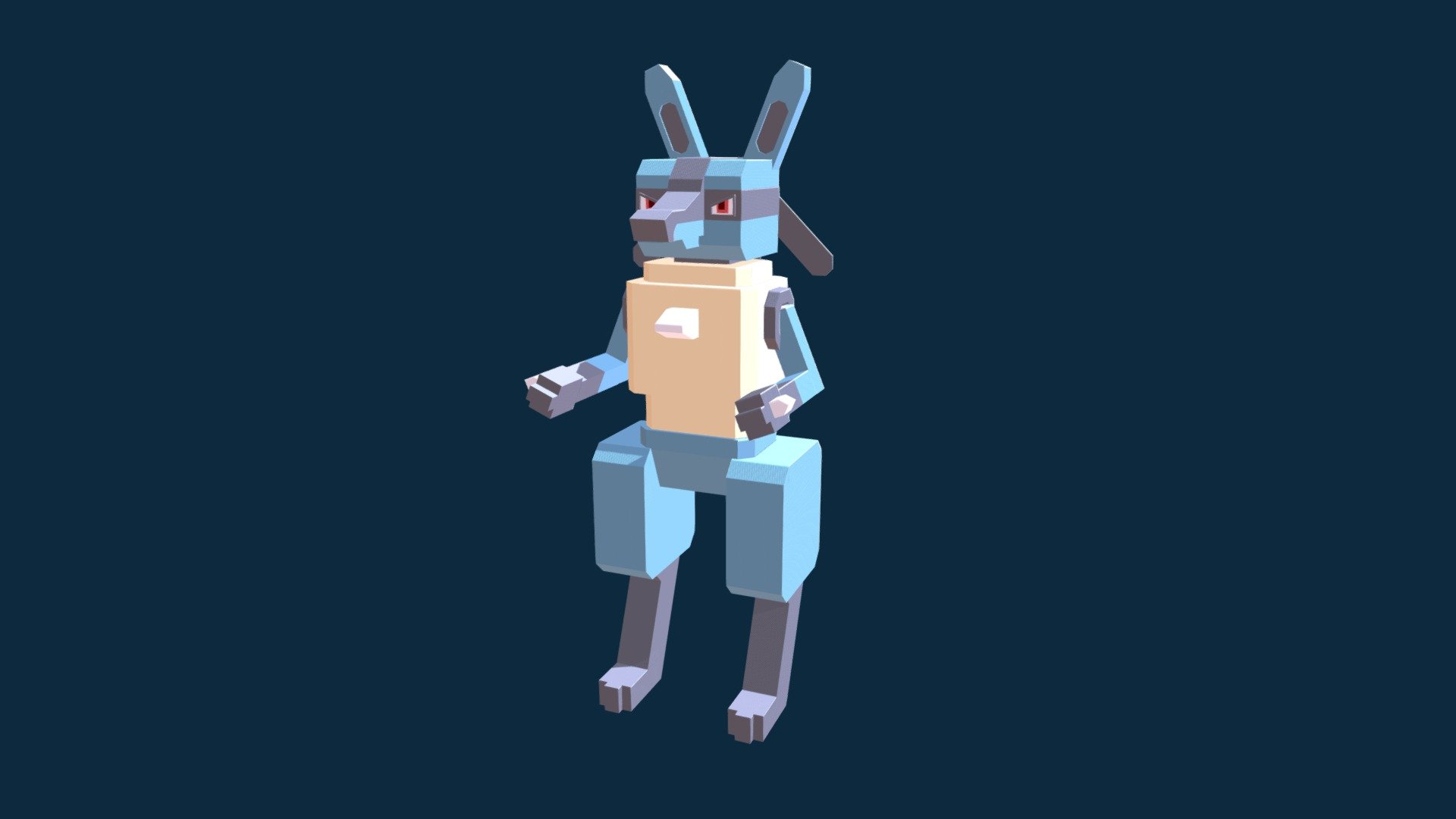 Lucario Minecraft - 3D model by LeYe [c6d2dfd] - Sketchfab
