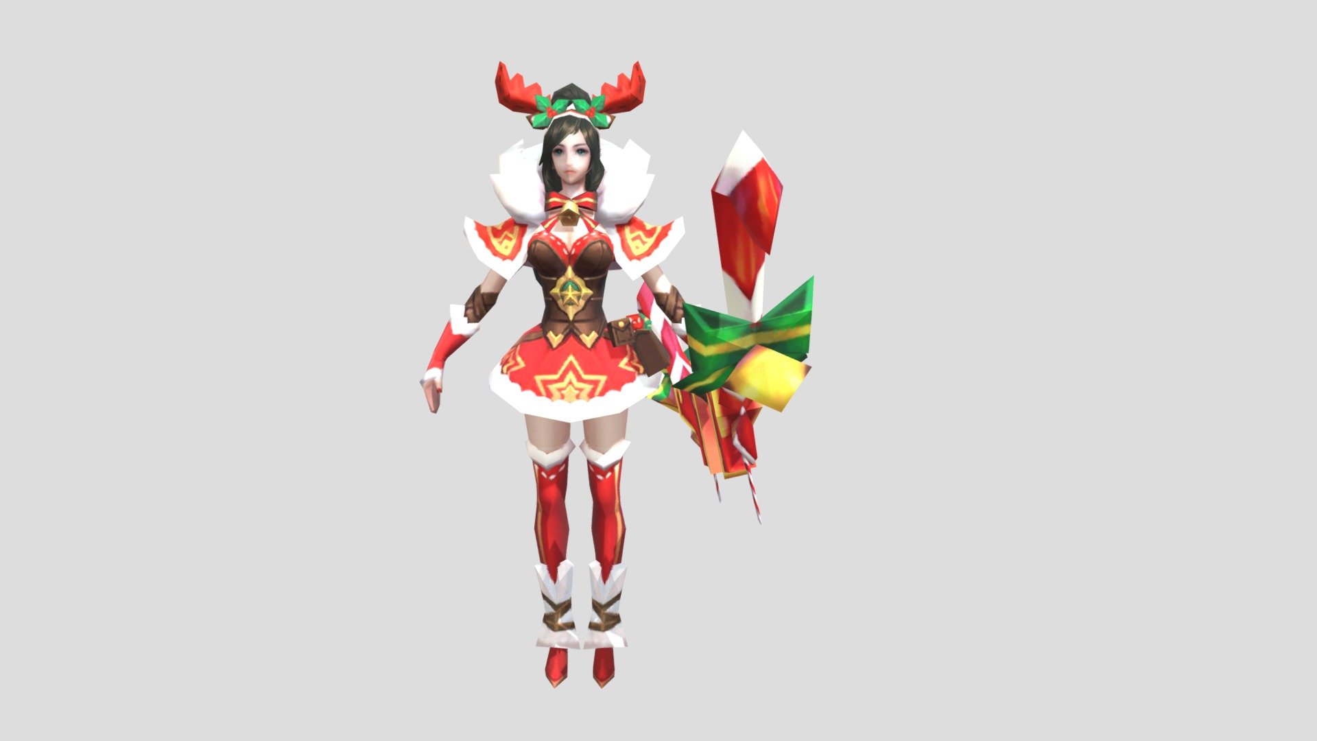 Hero_Miya_Christmas_Carnival - Download Free 3D model by 3DHeroesMLBB ...