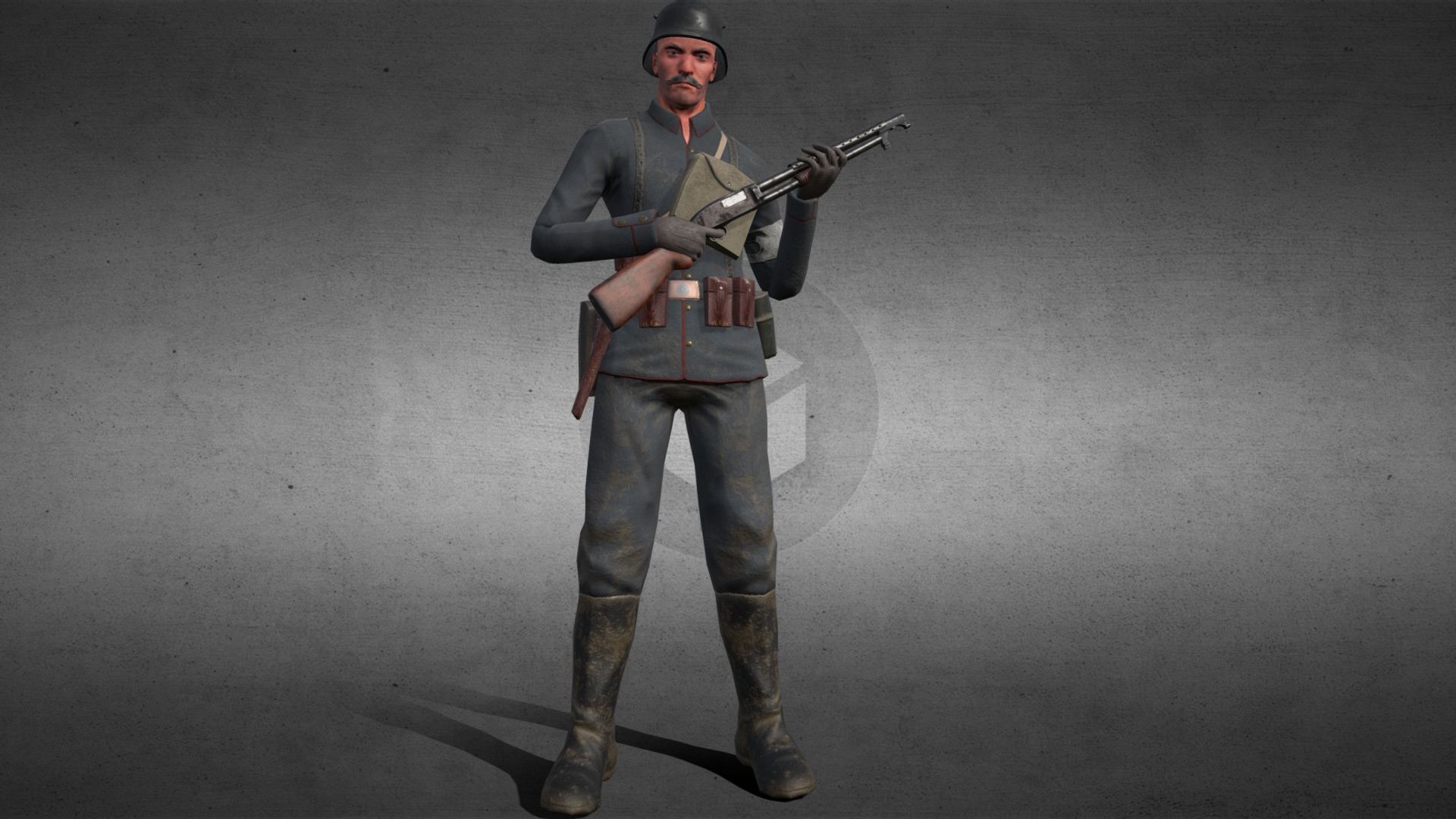 German soldier, medic - 3D model by zilbeerman [c6d40e2] - Sketchfab