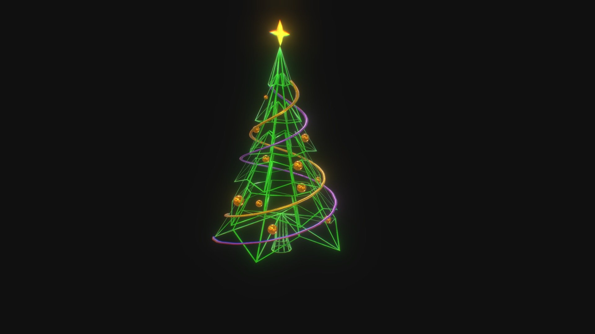 Wired Christmas Tree - Buy Royalty Free 3D model by USERVIBE (@us3rvib3 ...