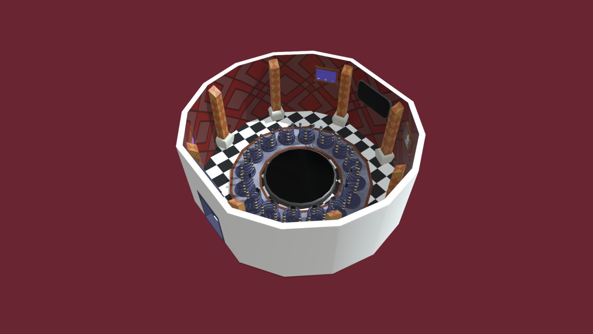 My Danganronpa Trial Room - 3D model by pasquale-R [c6d67dd] - Sketchfab