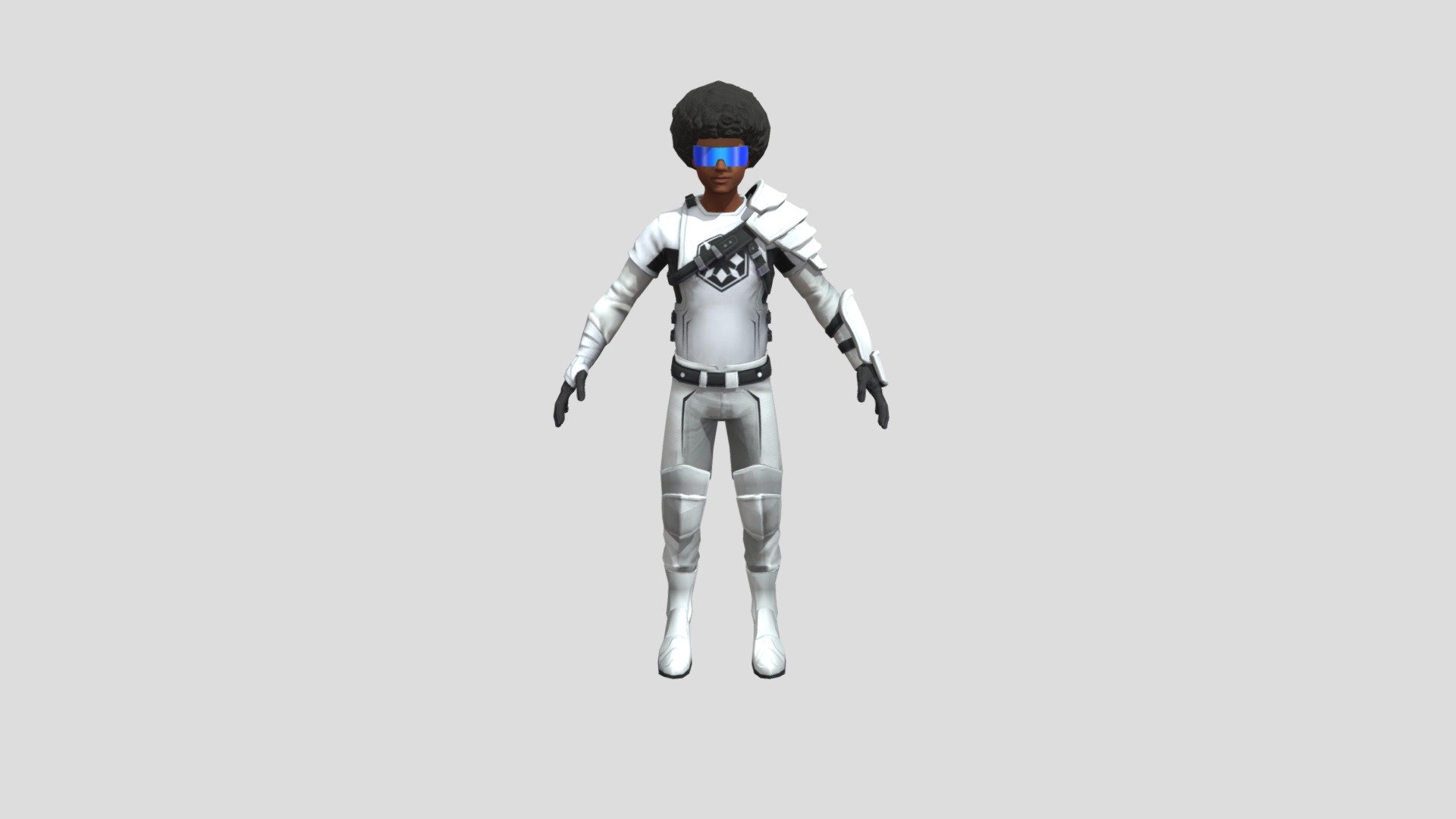 Cyberpunk Afro Futuristic Avatar - 3D model by Albright (@albright ...
