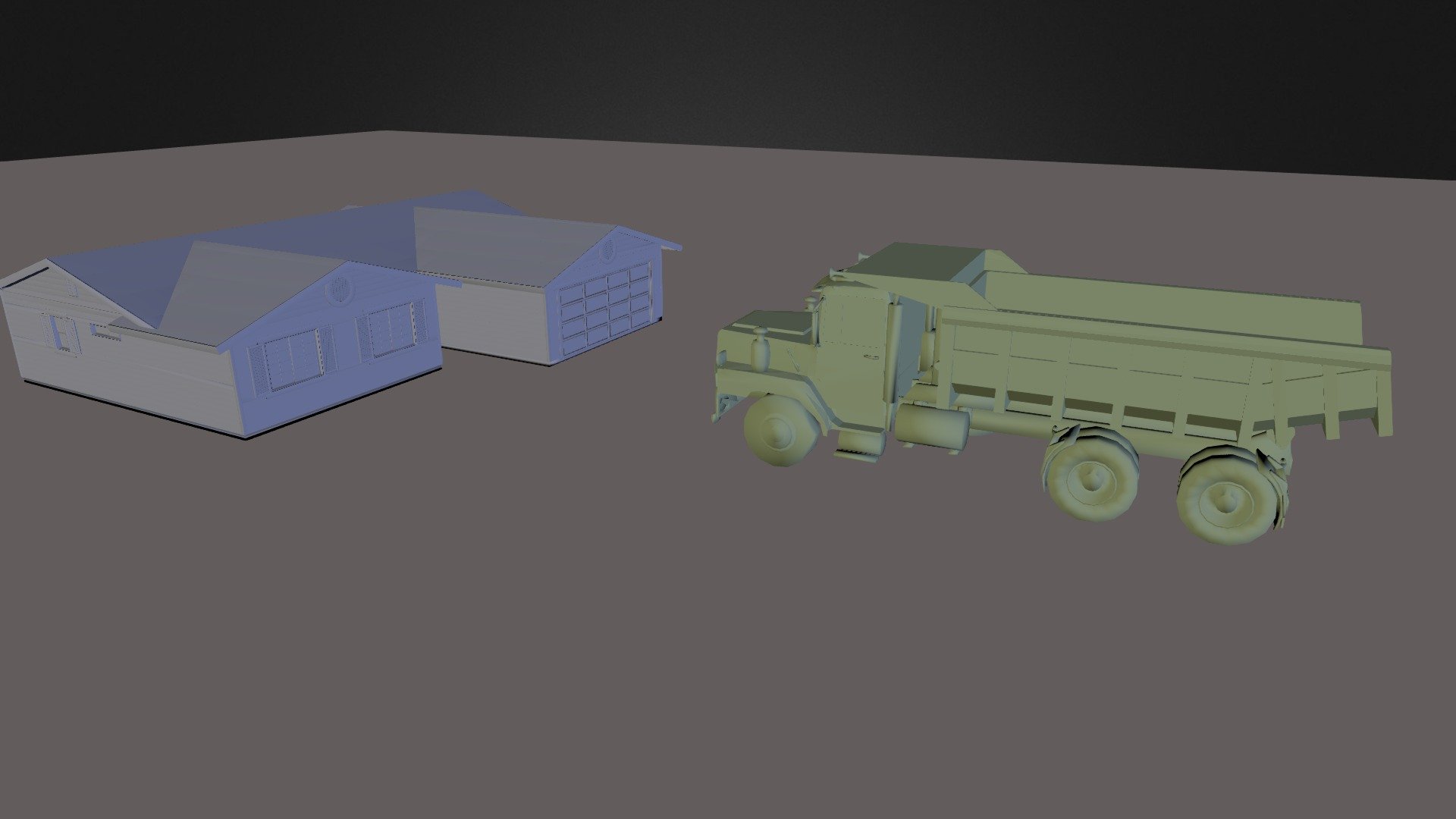 House tear down by truck - 3D model by stockcg [c6de383] - Sketchfab