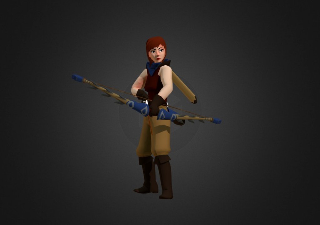 Elle Arcus - 3D model by Lilith Walther (@lilithwalthermedia) [c6dfacf ...