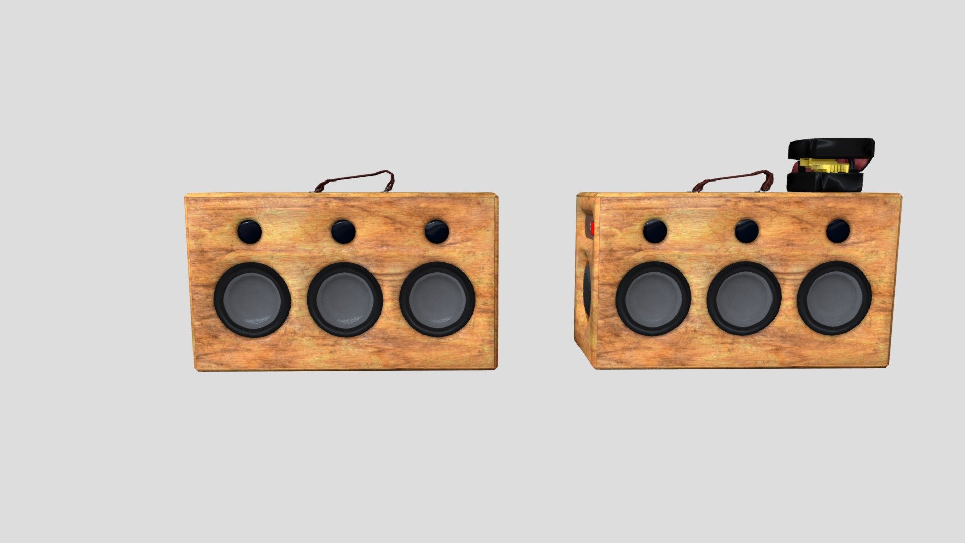 DIY Speaker Box - PBR Low Poly - Download Free 3D model by neutron_rus ...