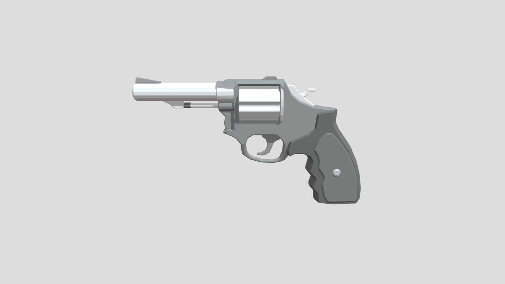 Low Poly Revolver - 3D model by MK_Portfolio (@SirenHead123) [c6e0405 ...