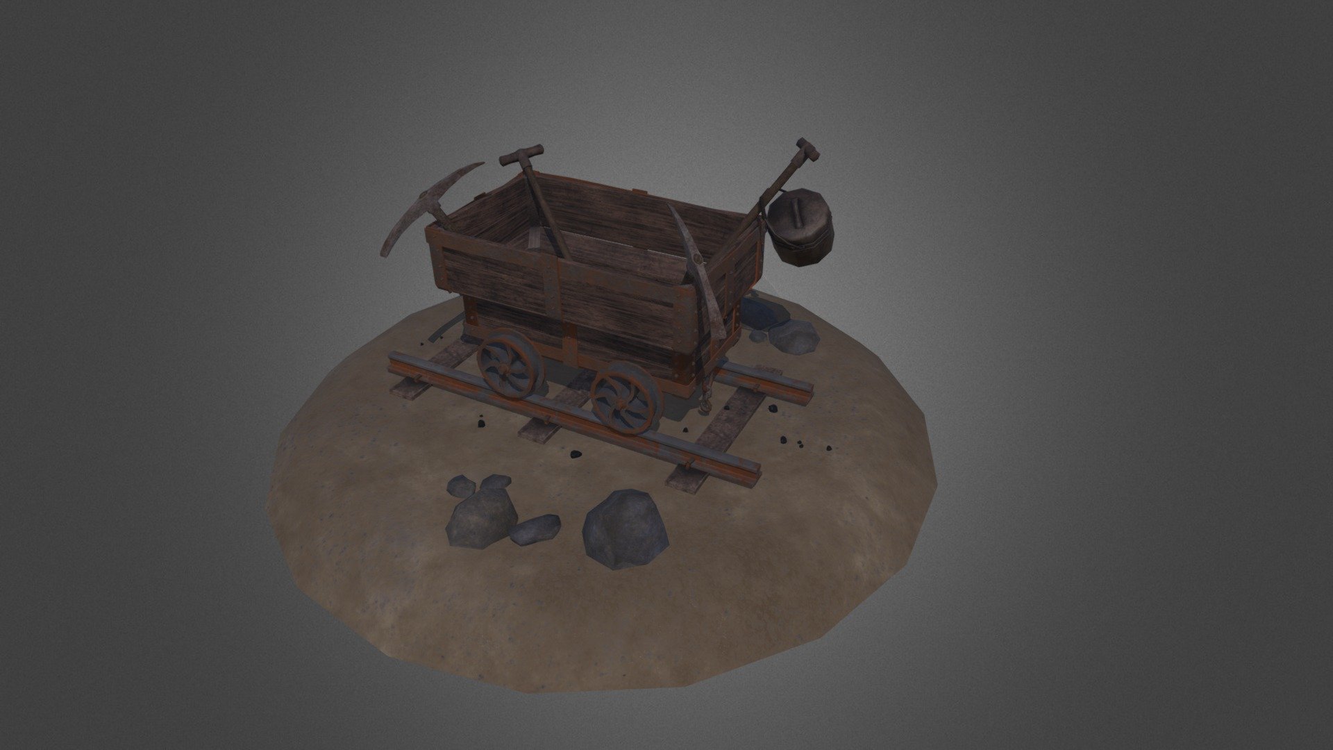 Minecart - 3D model by Carita Mutikainen (@caritam) [c6e0831] - Sketchfab
