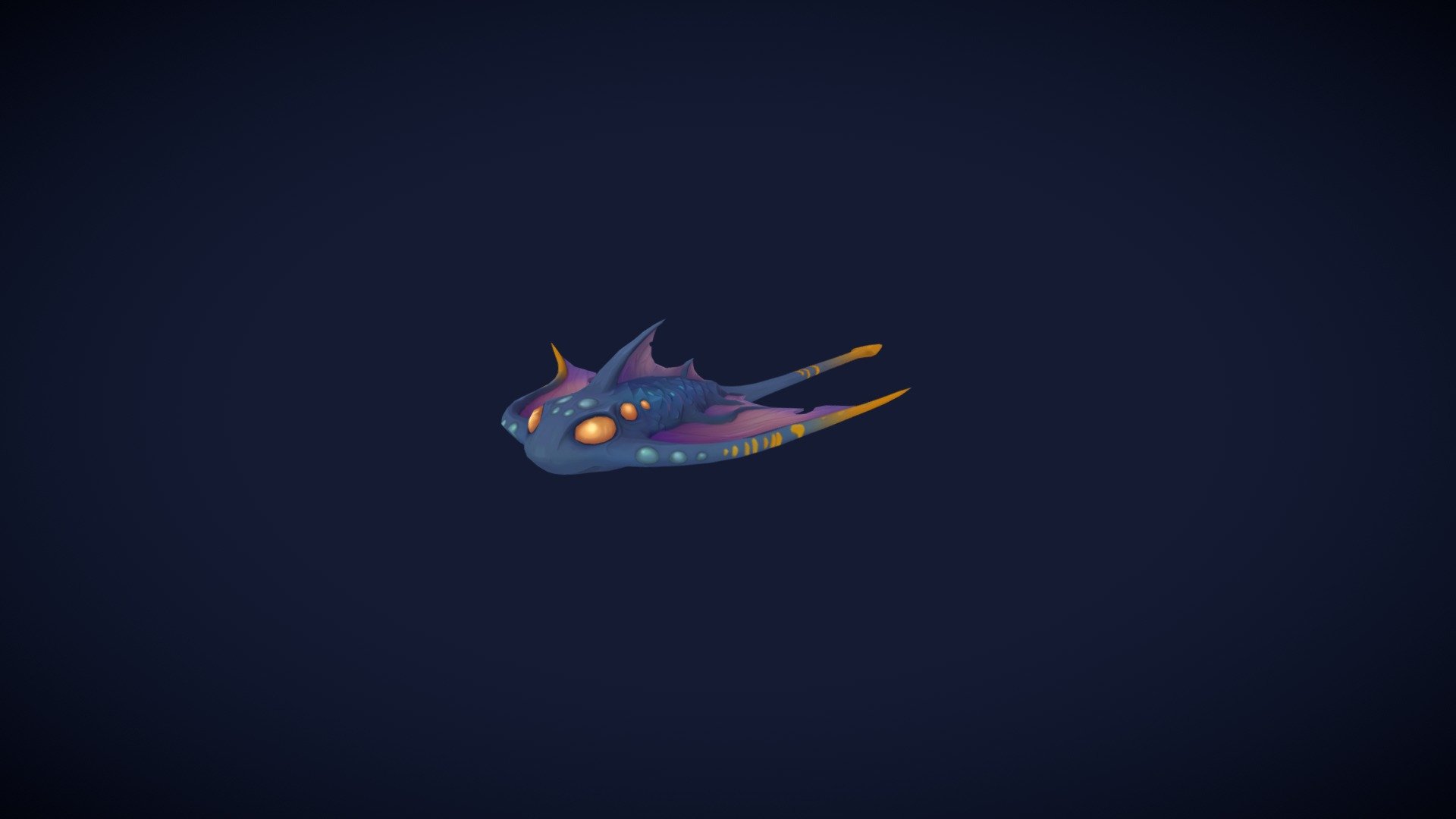 Handpainted Stingray - 3D model by AmauryS7 [c6e0d07] - Sketchfab