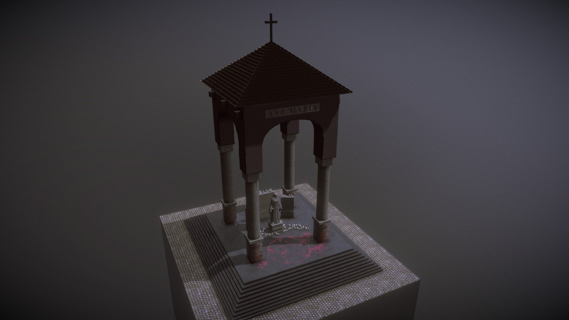 Shrine - 3D model by lblblb [c6e3fc0] - Sketchfab
