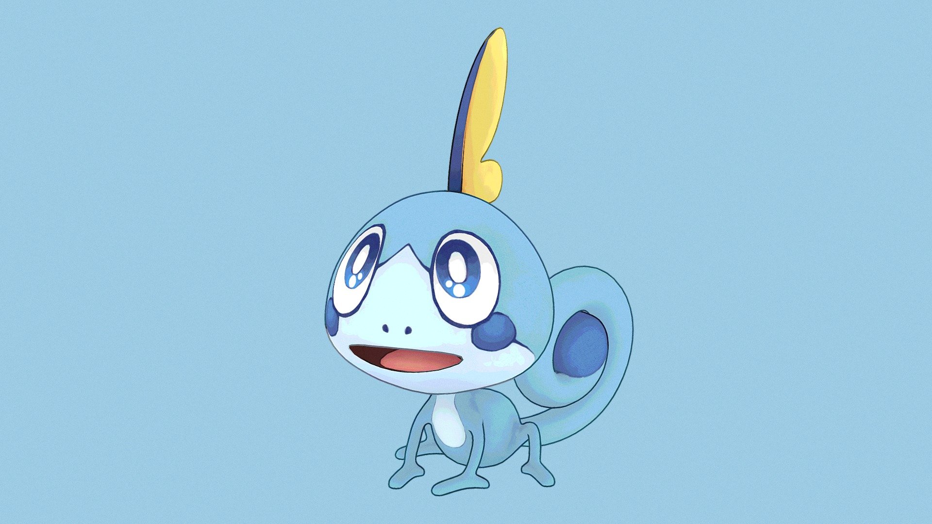 Sobble - Download Free 3D model by AlmondFeather [c6e503d] - Sketchfab