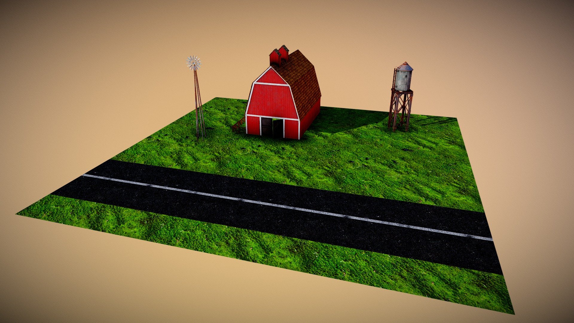 Old farm - 3D model by Gleb..Vasilev [c6e553d] - Sketchfab
