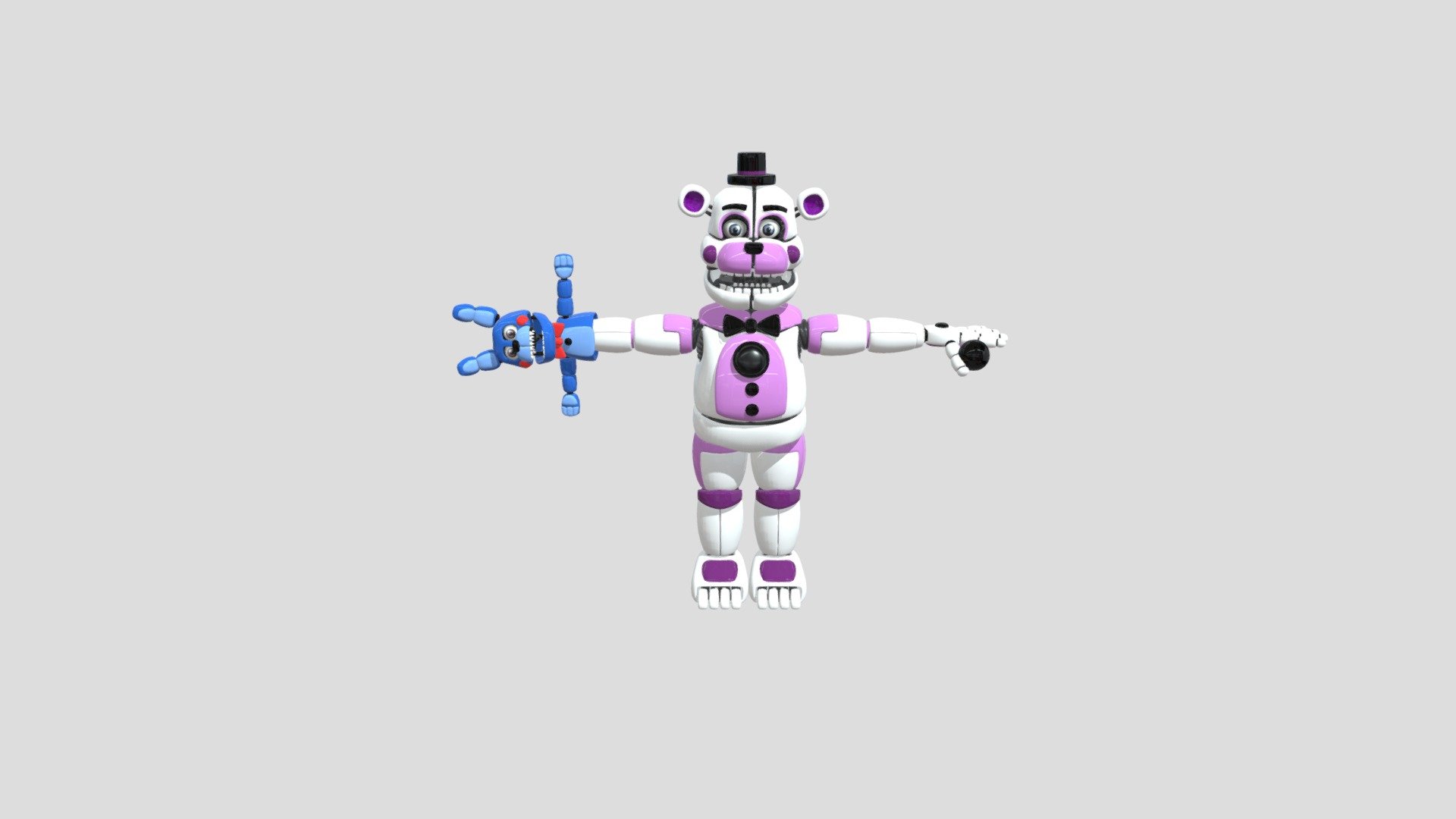 Funtime Freddy - Download Free 3D model by ballora (@jamie.t.wise ...