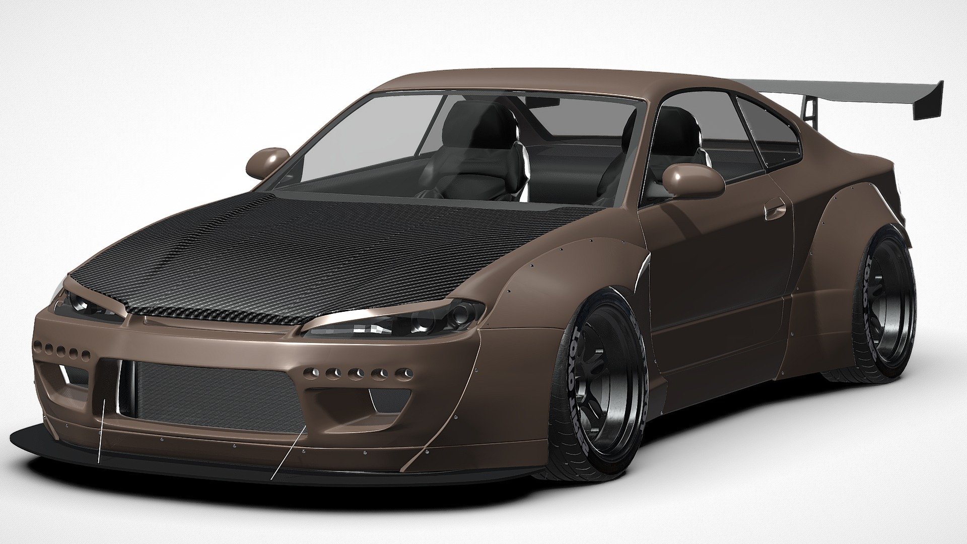 Nissan Silvia S15 Rockebunny - Buy Royalty Free 3D model by NLM (@NLM-Group) [c6e6c80 ...